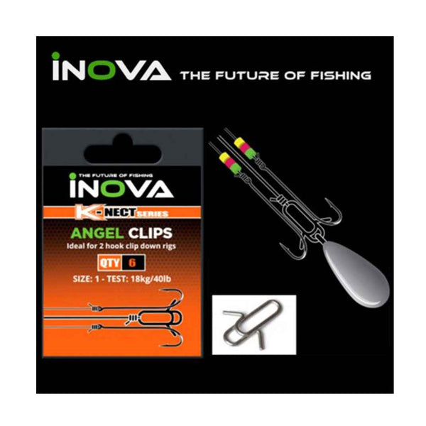 INOVA Angel Clips - 2 Hook Clip Down Rigs for Surfcasting – Lure Me